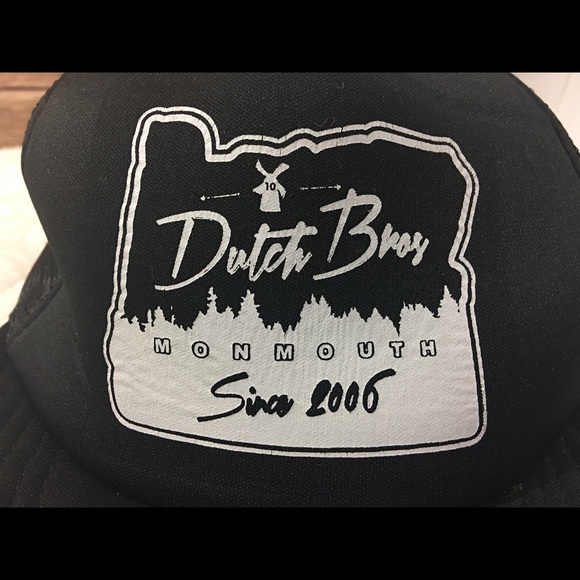 District | Accessories | Dutch Brothers Bros Monmouth Black Trucker Hat ...